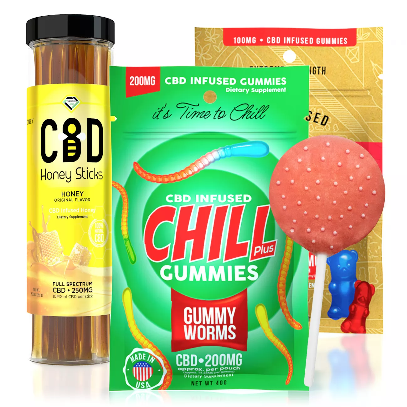 CBD Edibles | CBD Gummies, Chocolates, Cake Pops | Diamond CBD