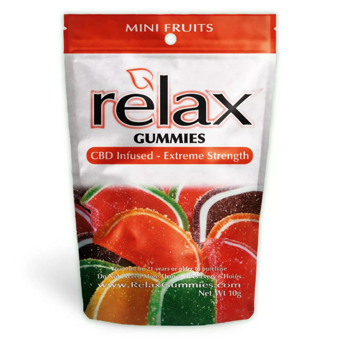Relax Gummies - CBD Infused Gummy Mini Fruits | CBD Edibles