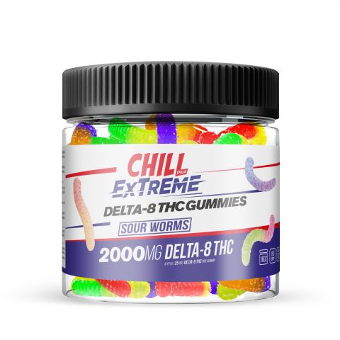 Delta-8 THC - Sour Worms - Chill Plus Extreme - 2000MG