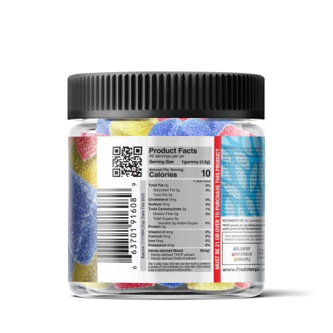 50mg THCP, D8 Gummies - Tropical