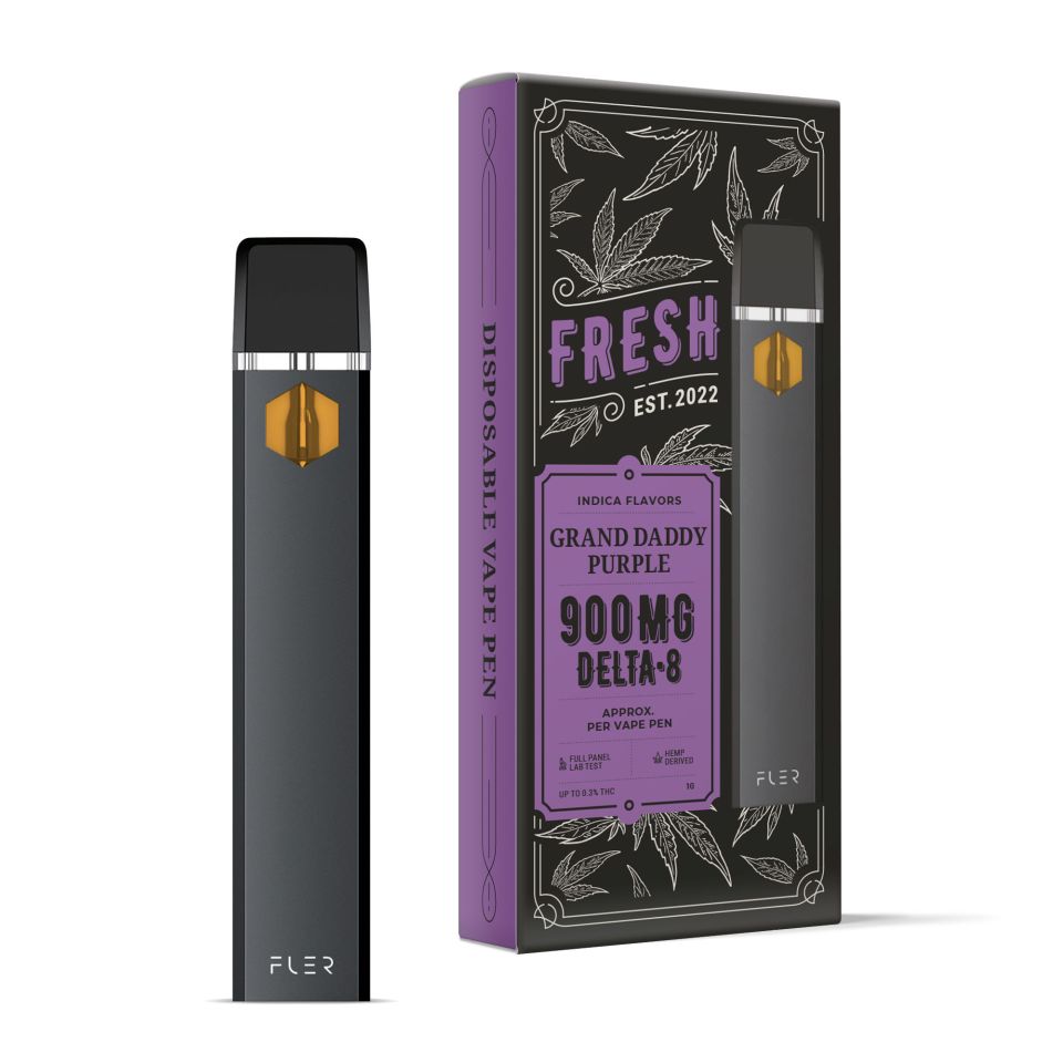 Grand Daddy Purple Vape Pen - Delta 8 THC - Fresh Grand Daddy Purple Vape Pen - Delta 8 THC - Fresh